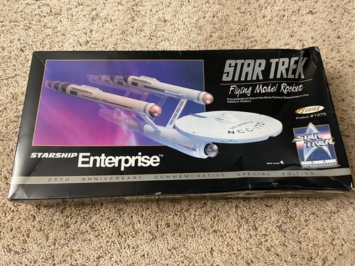 Estes Star Trek Starship Enterprise - OOP, NIP model rocket (#1275) | eBay