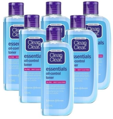 Clean & Clear Essentials Oil- Control Toner Prevent Skin Acne Pimple ...