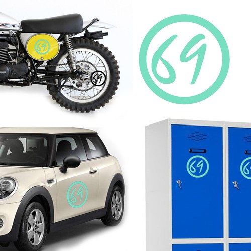 Number 69, Sticker Vinyl Version IV | eBay