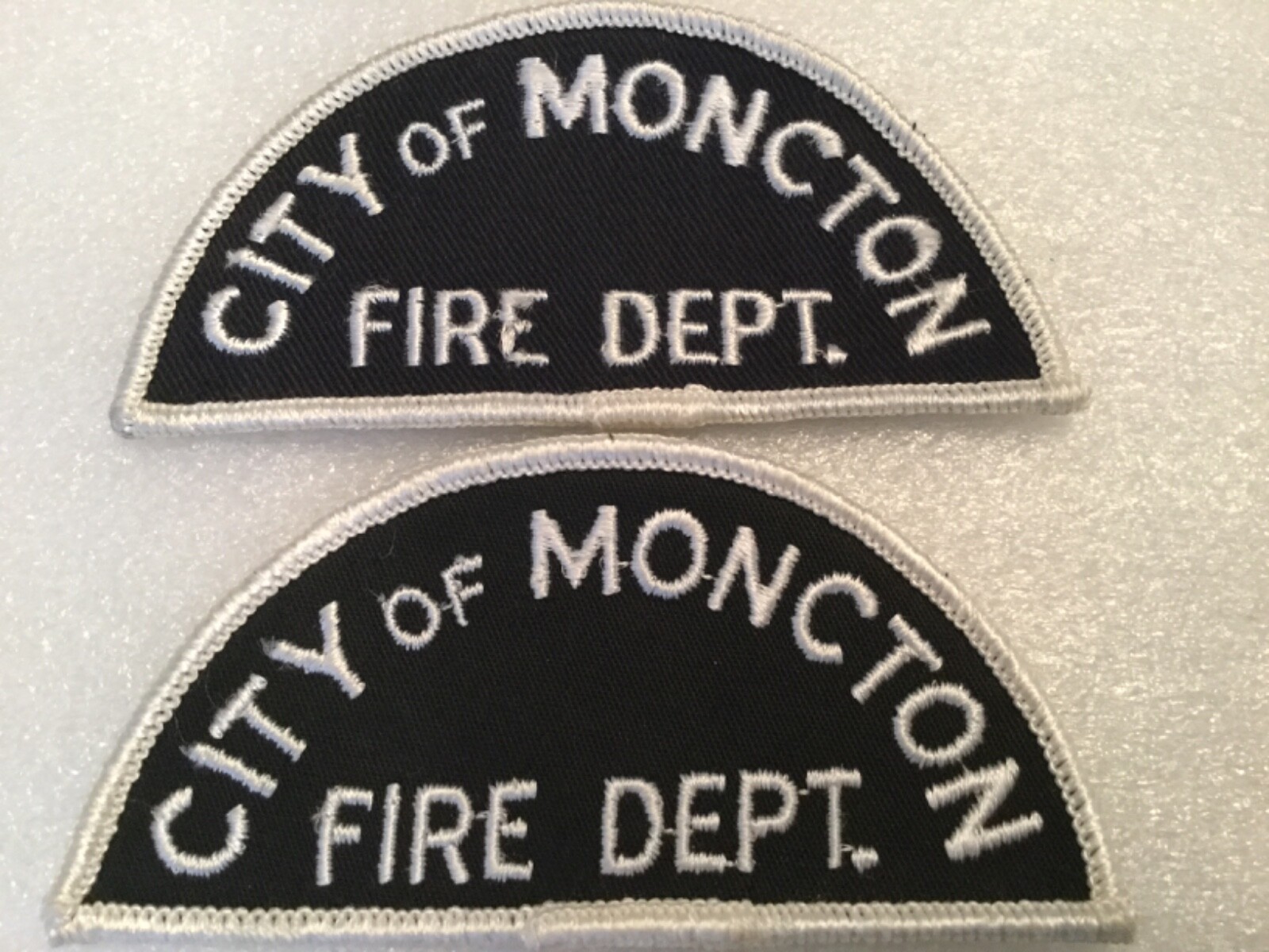 City of Moncton Fire Department Shoulder Patches Canada New Brunswick ...