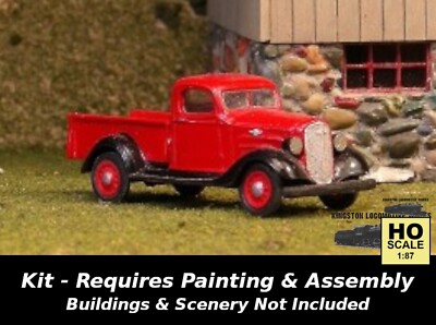 Sylvan V-193 HO 1:87 1936 Chevy 1/2 Ton Pickup Truck (Unpainted Kit) | eBay