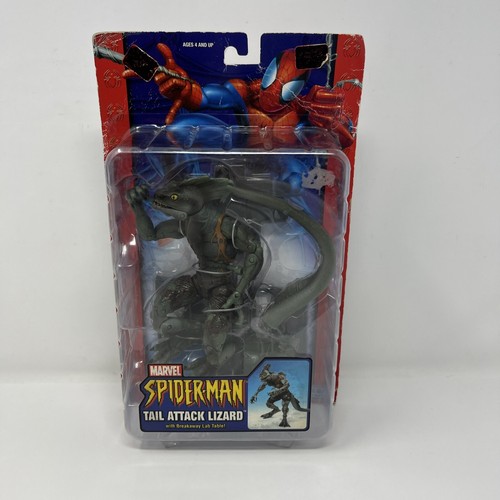 Marvel Spider-Man Tail Attack Lizard Action Figure ToyBiz 2004 New Box ...