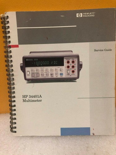 HP 34401-90013 34401A Multimeter Service Guide | eBay