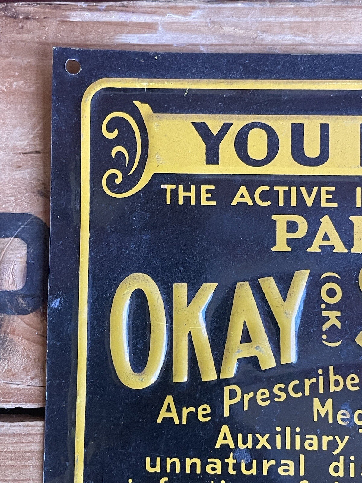 Antique Embossed Pabst Chemical Co Okay Special Drug Store Advertising ...