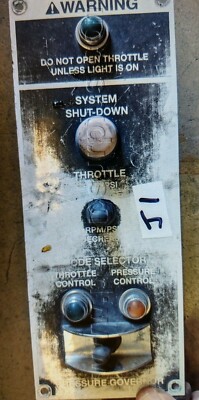 Pierce Pump Panel Pressure Governed Controller | eBay