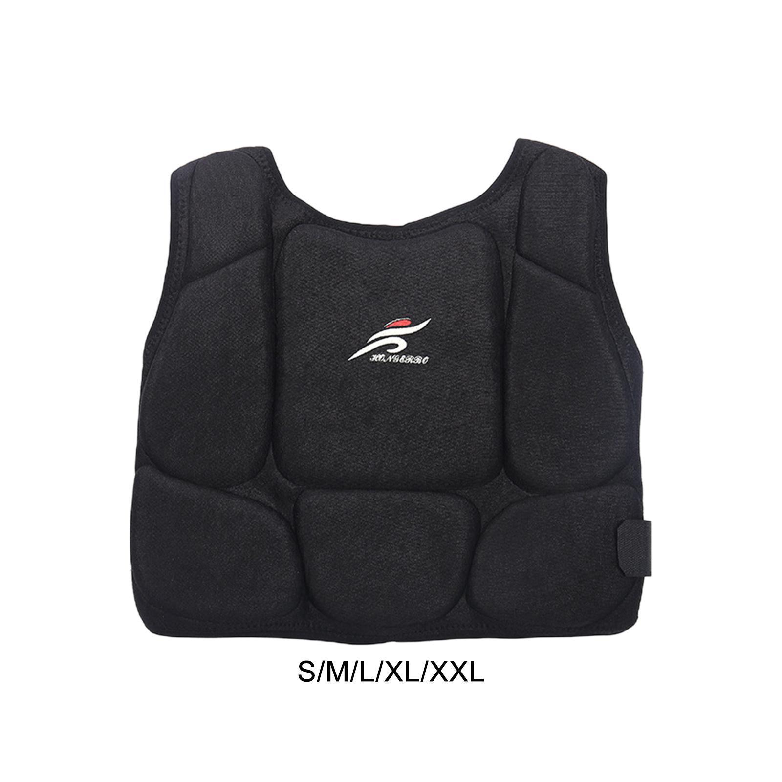 Karate Chest Protector Taekwondo Protector Vest for Rugby Muay Thai ...