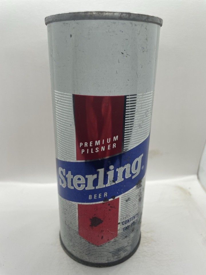 STERLING PREMIUM PILSNER BANK TOP BEER CAN - ONE PINT - EVANSVILLE ...