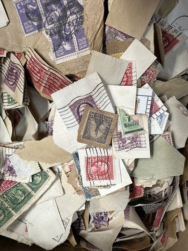 Over 5 1/2 pounds US Stamps on Paper 1930-1950 Estate Find | eBay