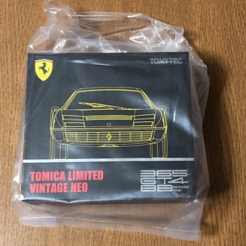 Tomica Limited Vintage Neo Ferrari 365 GT4 BB 1/64 Yellow Black Model ...