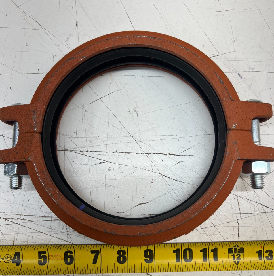 6" Gruvlok 7400 Rigidlite Pipe Coupling Grooved Ductile Iron Violet ...