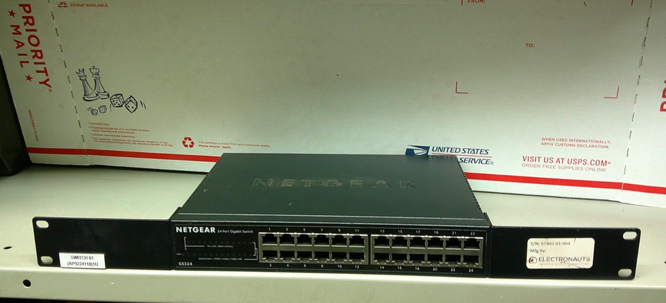 NETGEAR GS324v2 24-Port Gigabit Ethernet Unmanaged Switch GS324 | eBay
