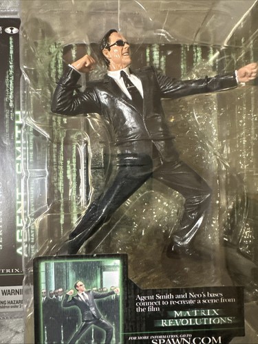 Matrix Revolutions Series 2 Agent Smith McFarlane Action Figure 2003 ...
