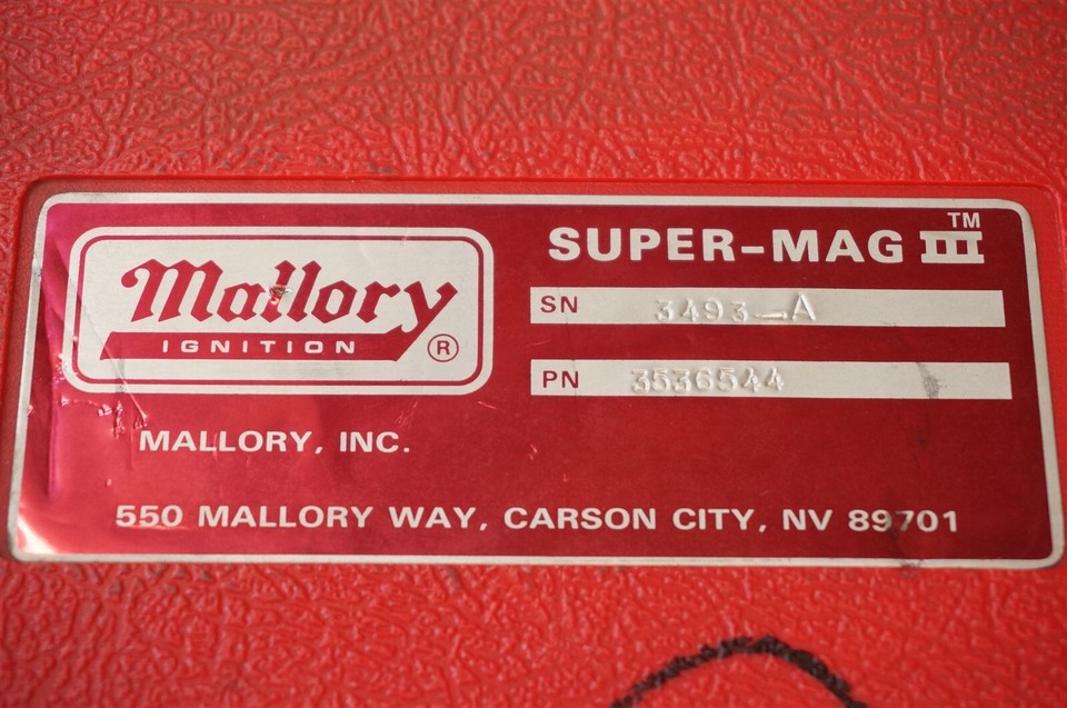Vintage Cirello Magneto 426 Hemi Distributor DGM6A1 w/ Coil 28900A 6A ...