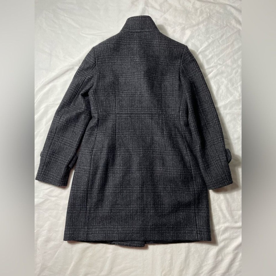 NWT Cinzia Rocca Wool Cashmere Gray Coat Womens size 6 Winter Designer ...
