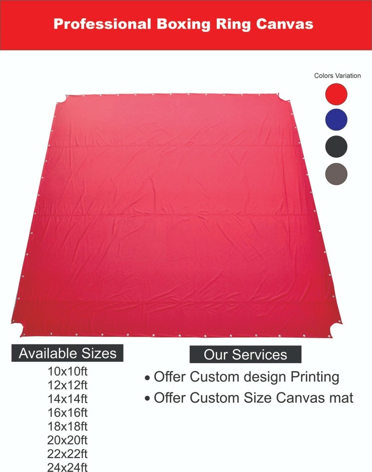 Professional Boxing Ring Canvas Cover Wrestling Ring Cover MMA UFC WWE ...