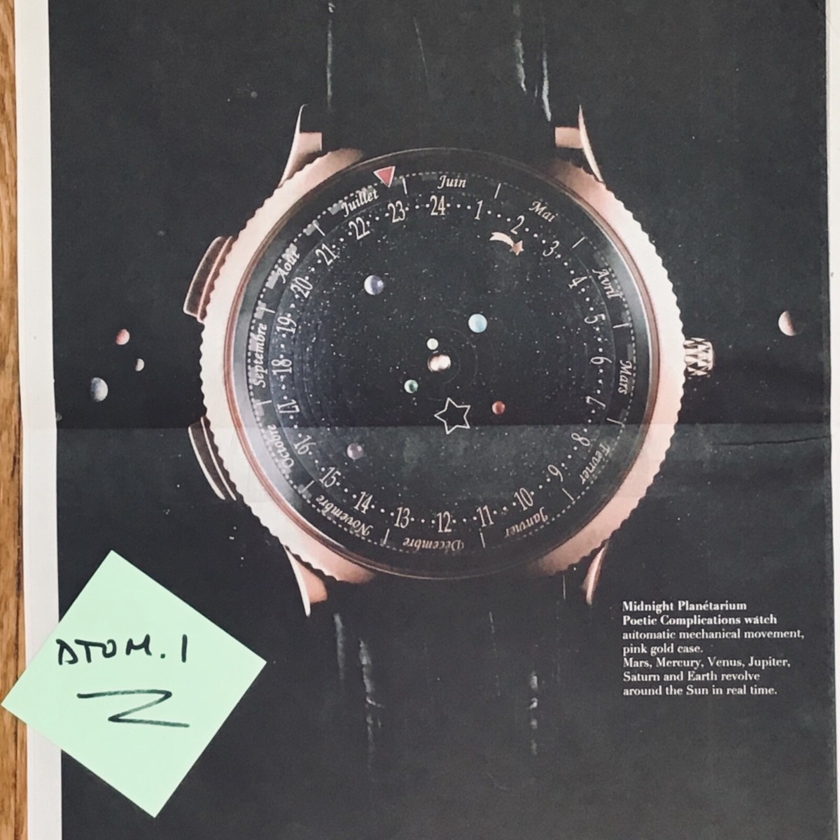 Solar System Watch Van Cleef