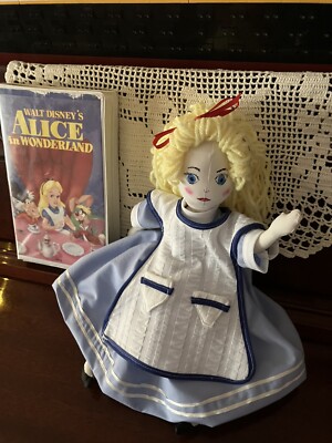 Vintage Alice in Wonderland Rag Doll Handmade 18" | eBay