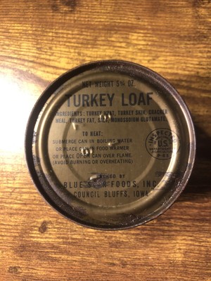 Vietnam War Era C-Ration MCI Military Ration Canned Turkey Loaf 1967 | eBay
