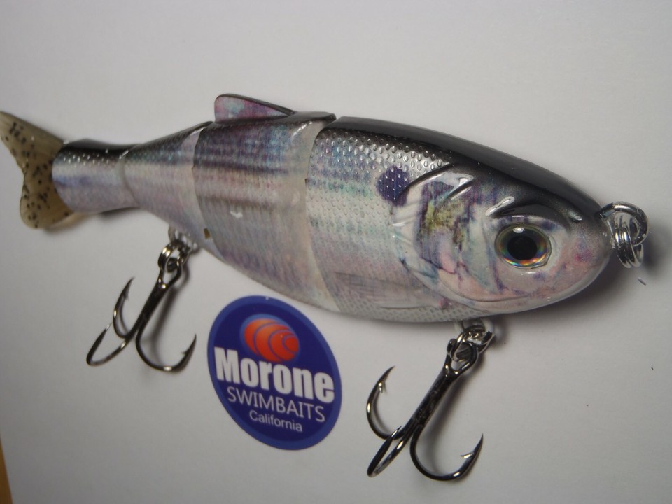 Morone Swimbait Shine 4" Hard Tail Gizzard Shad Threadfin Swimbaits ...