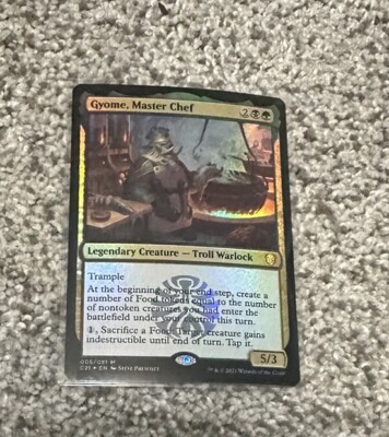 MTG FOIL Gyome, Master Chef – Commander 2021 Card # 005 | eBay