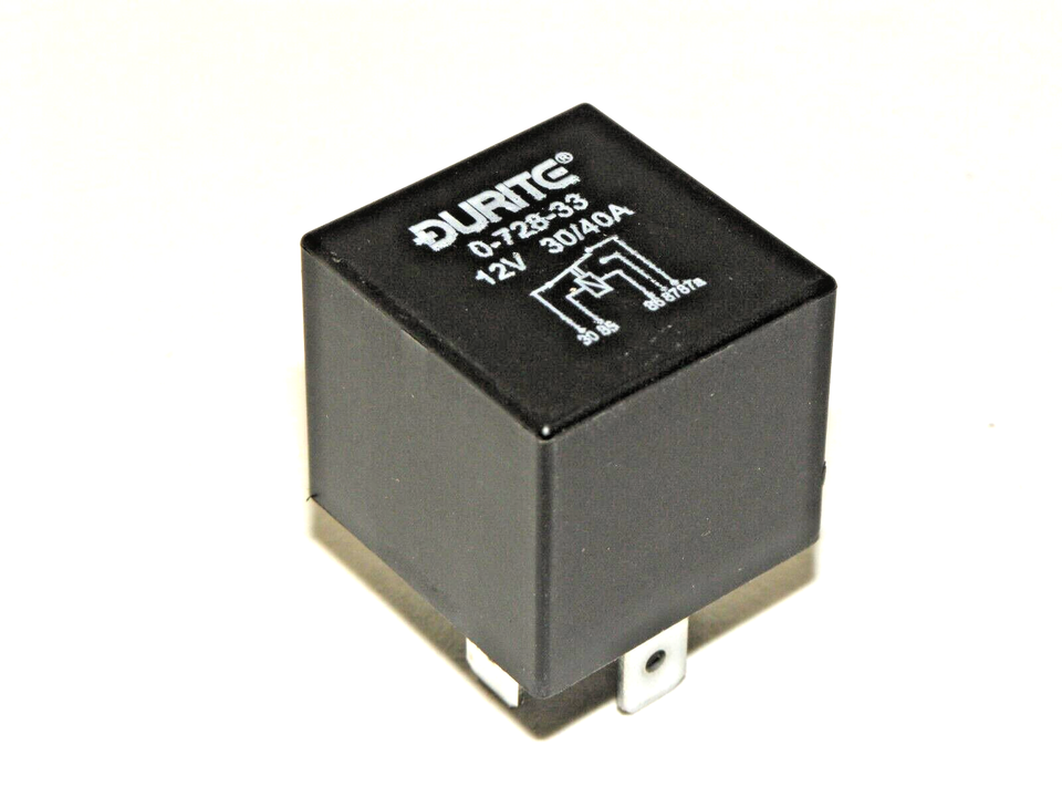 12 volt 40 amp sealed change over relay with fuse and plug kit Durite 0 ...