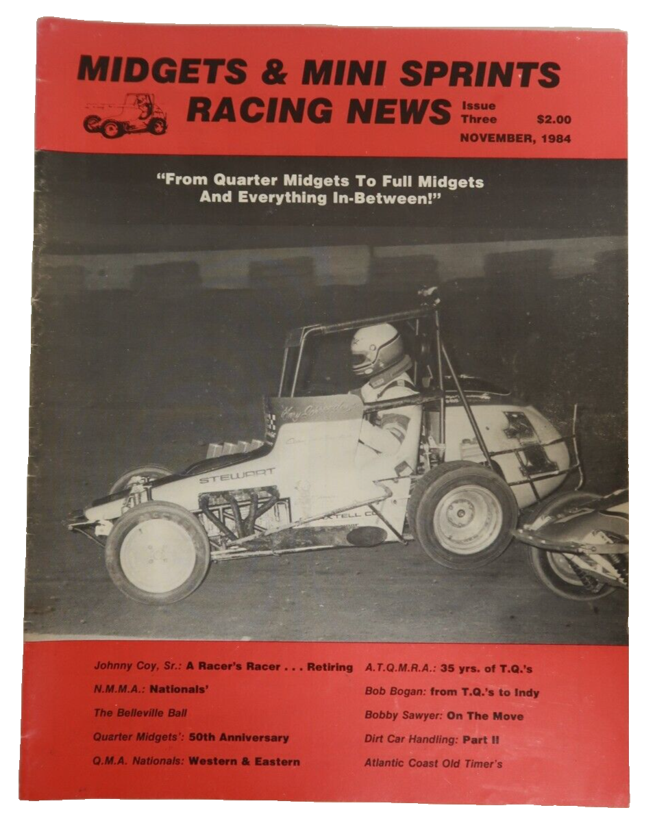 Midgets & Mini Sprints Racing News 1984 VTG Racing Program Book Victory ...