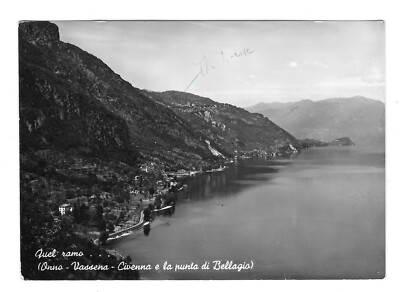 Italy Lake Como Onno Vassena Civenna Punta di Belagio Glossy RPPC 4X6 ...
