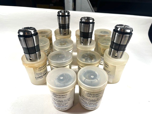 TG100 collet set 14 piece 5/32 to 31/32 by 32nds only | eBay