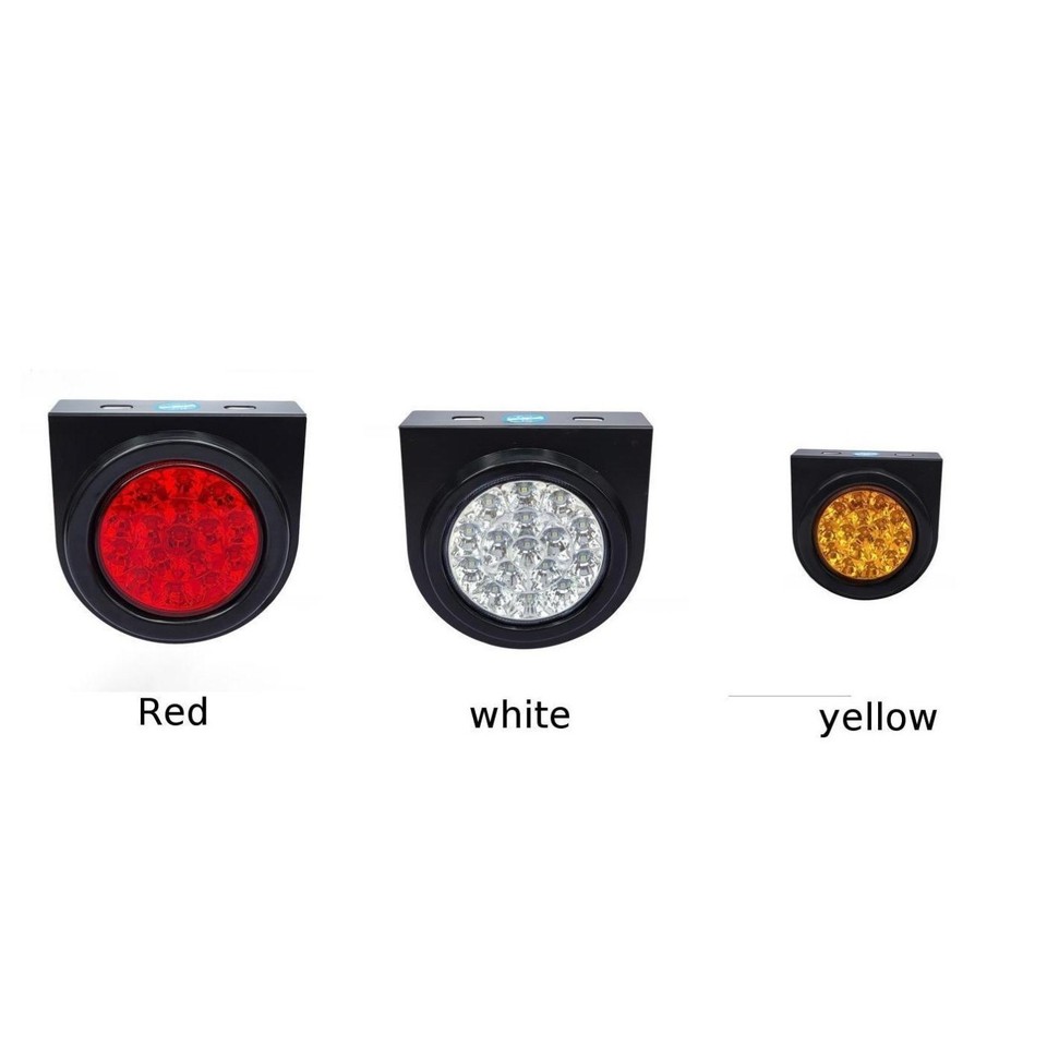 24V LED Rear Light Impact-resistant ABS Shell Plug-and-play ...