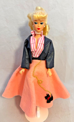 OOAK Bobby Soxer Barbie Reproduction Ponytail With Stand | eBay