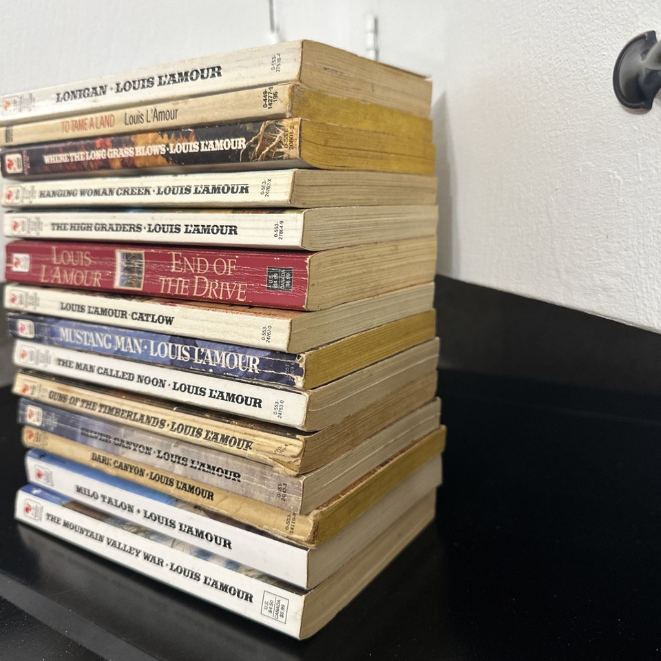Lot of 14 Louis L'Amour Paperback Books, No Duplicates | eBay