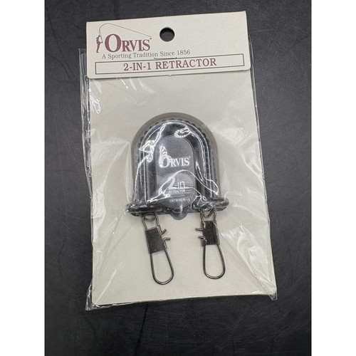 Orvis 2 in 1 Retractor Fly Fishing Tool for Hanging Lanyards Gear Clips ...