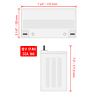 AGM Battery fits Husqvarna LGT2654 LR100 LR110 LR111 LR112 LR120 LR121 ...