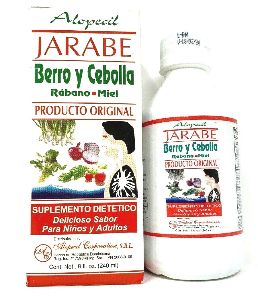 Jarabe Berro Y Cebolla Rabano 8oz for sale online | eBay