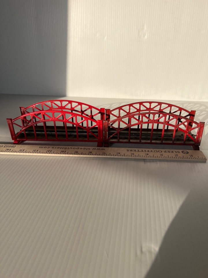 Marklin HO 467/2 Arch Bridges Red TWO Germany VTG Mitteleiter Metal | eBay