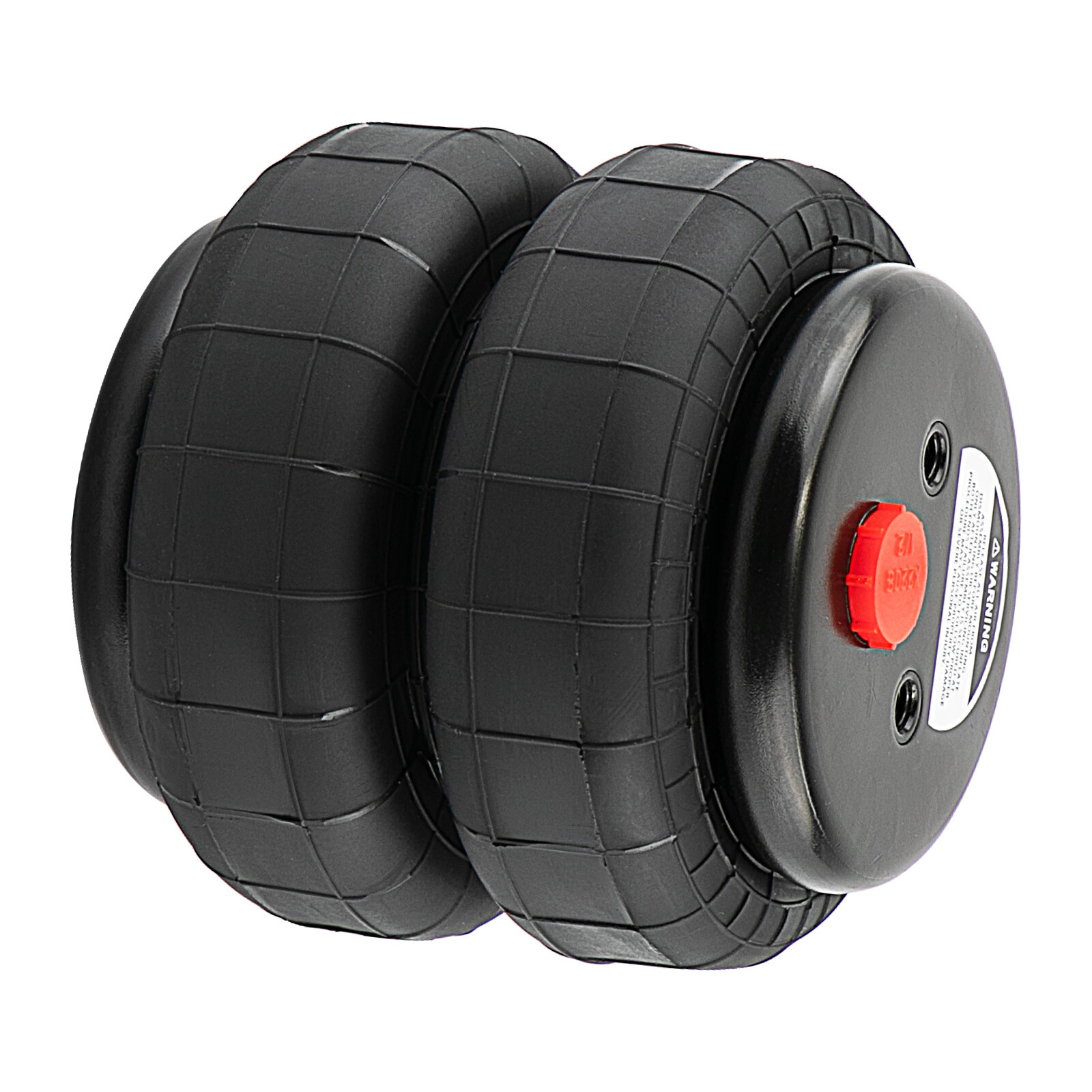 Set of 2 Air Ride Suspension Bag Standard 2500 lb 1/2"npt Single Port ...