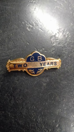 Vintage Girls Life Brigade Two Years Sevice Enamel Pin Badge | eBay UK