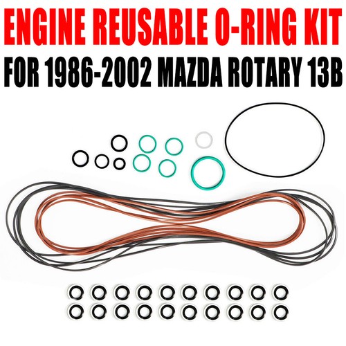 For 1986-2002 Mazda Rotary 13B Engine Rebuild Reusable O-Ring Kit ...