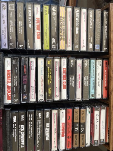 Lot Of 36 Vintage 80s Rock Mixed Cassette Tapes With Case 👀 | eBay