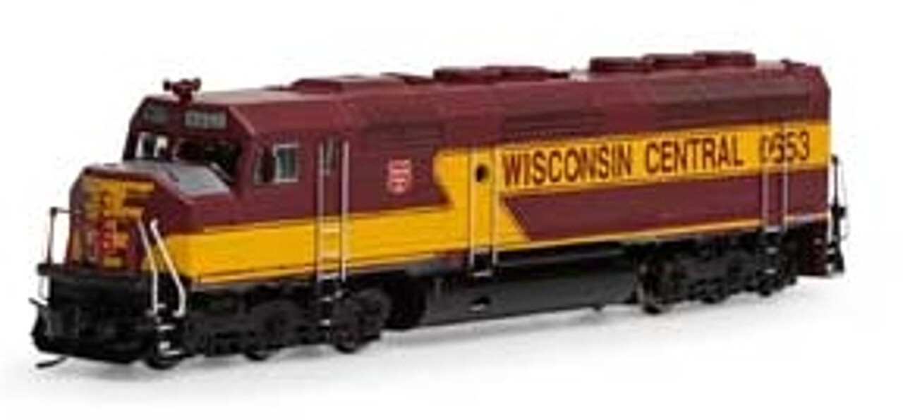 Athearn+N+Scale+EMD+F45+BN+Burlington+Northern+%236620+Locomotive+DCC+ ...