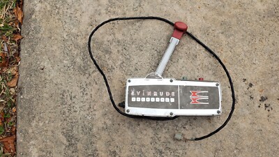 vintage Evinrude Selectric Side Mount Control Lever Box | eBay