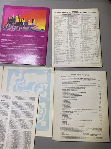Lot of 12 Vintage 80's Advanced D&D, Basic Dungeons & Dragons books and ...