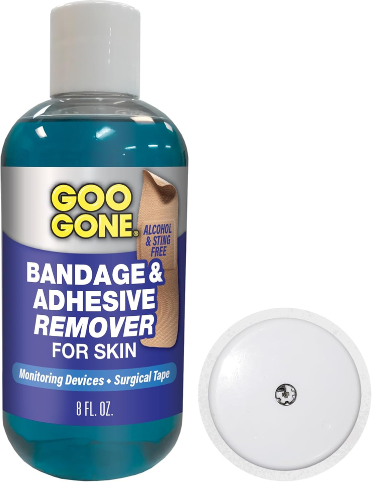 Skin Adhesive Remover - Safe and Pain Free Removal for Sticky Residue ...