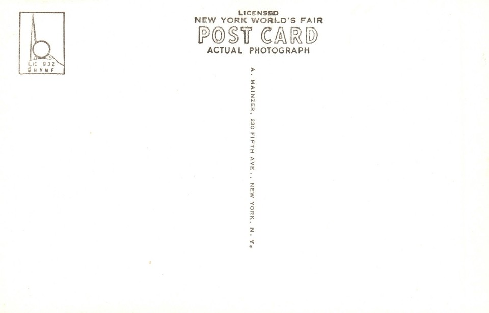 New England Section of Court of States New York World's Fair Vintage ...