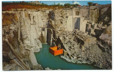 Barre VT Rock Of Ages Granite Quarry Postcard ~ Vermont | eBay