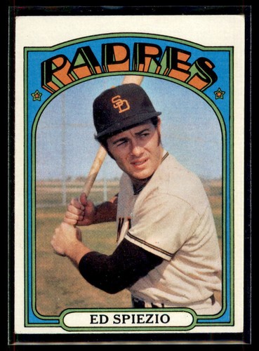 1972 Topps Ed Spiezio #504 San Diego Padres | eBay