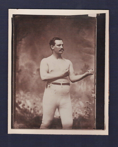 VERY RARE boxer 1880 PADDY RYAN CHAMPION vintage boxing photo RING MAG ...