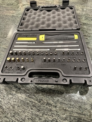 Snap On sgdmrc44fhv 44 pc master screwdriver bit set in foam case hi ...