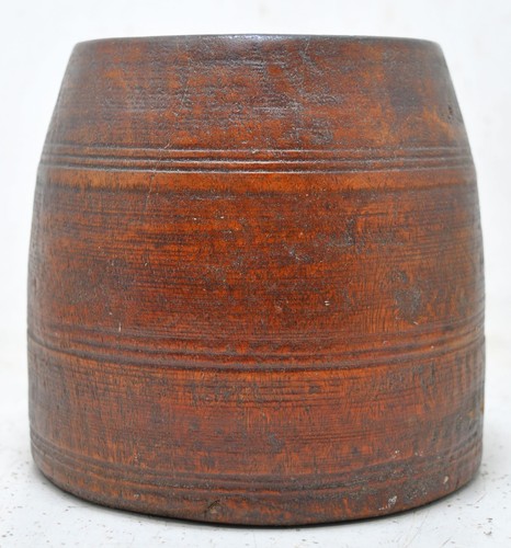Antique Wooden Small Water Drinking Lota Pot Original Old Hand Carved ...