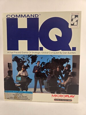 Command H.Q. Microplay Software Game Big Box (IBM PC/Tandy, 1990) 5.25 floppy | eBay